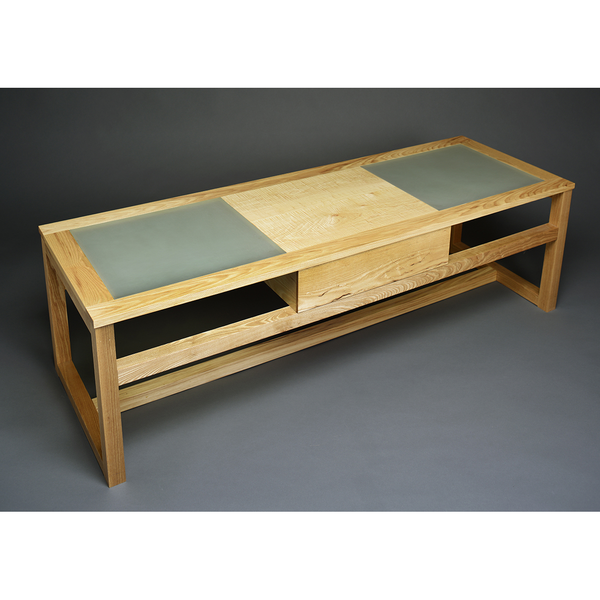 GREEN LIGHT CUBE TABLE – KRYSTINE GRAZIANO